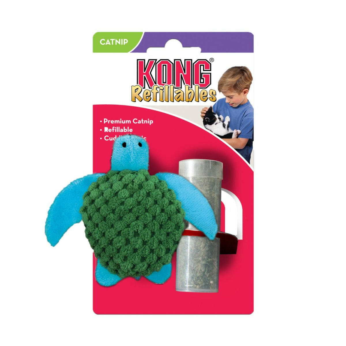 KONG Cat Toy - Refillables Turtle With Catnip (1 Size) – B2K Pet